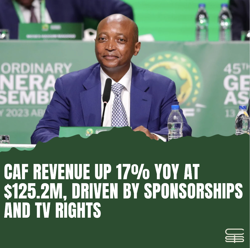 CAF Exits Commercia ICU With 17% Increase In Revenues - Cash N Sport
